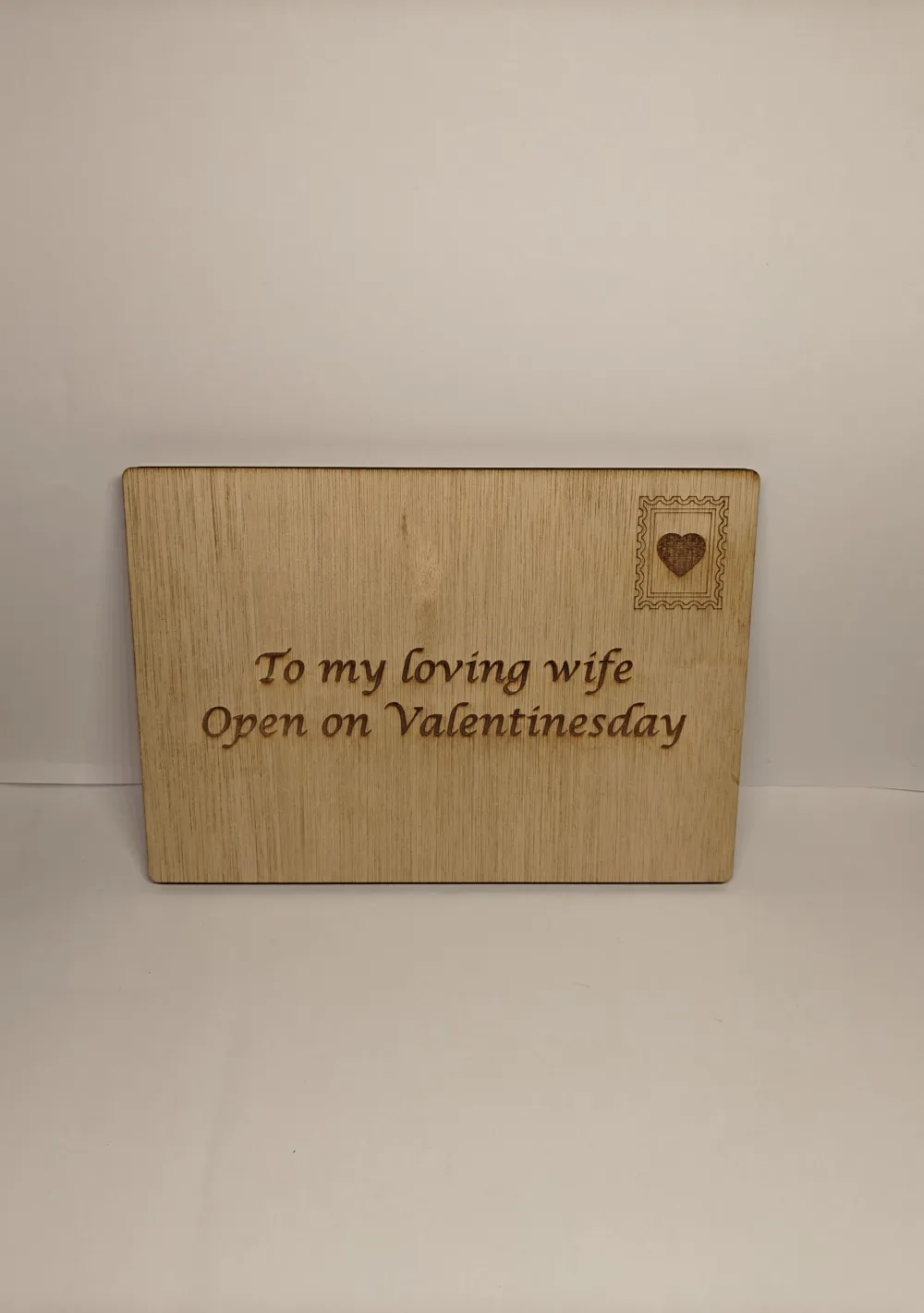 Wooden love letter envelope - Free 3D Print Model - MakerWorld