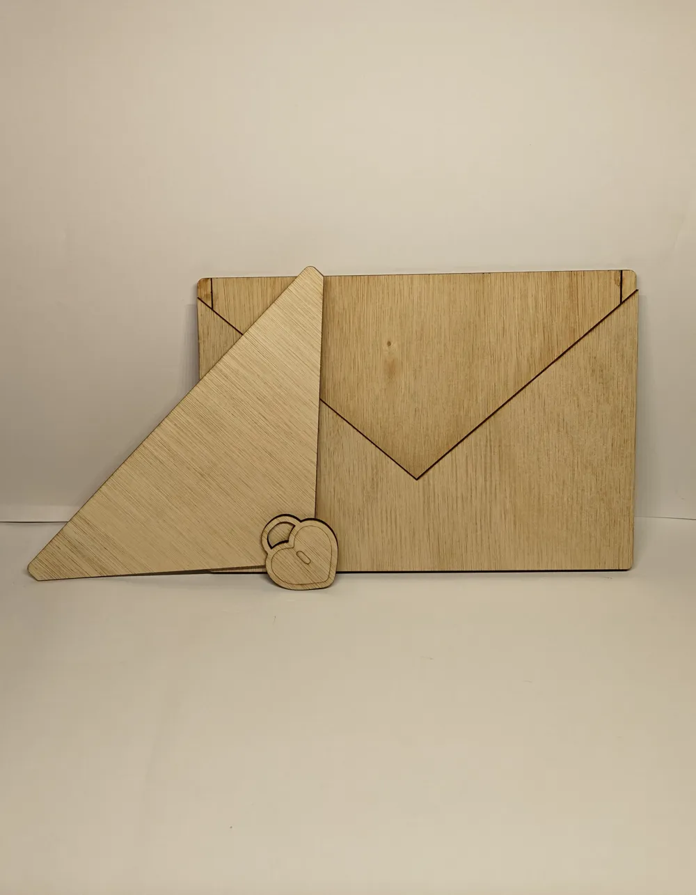 Wooden love letter envelope - Free 3D Print Model - MakerWorld