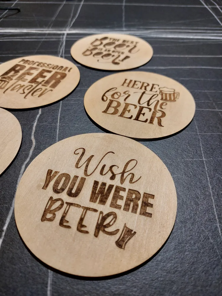 beer coasters - Free 3D Print Model - MakerWorld