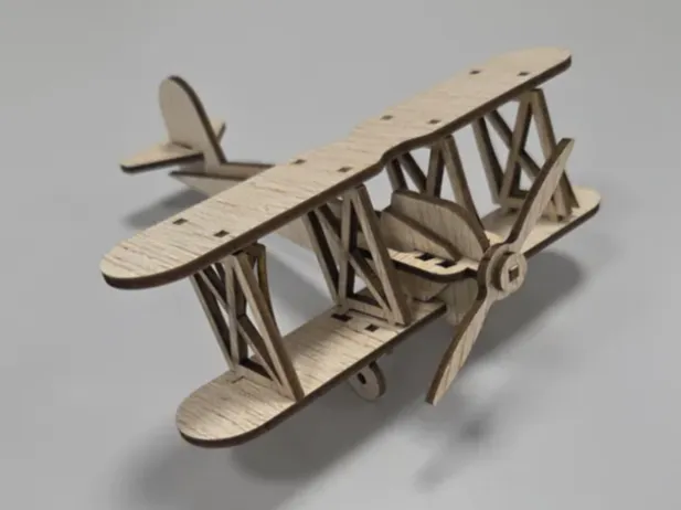 Mini Biplane Assembly Model (remix from @caporale) - Free 3D Print ...