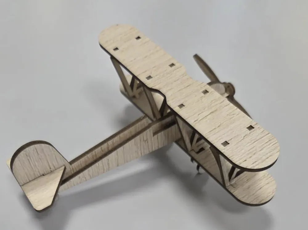 Mini Biplane Assembly Model (remix from @caporale) - Free 3D Print ...