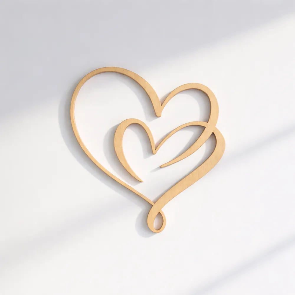 Intertwined Hearts Infinity – Wall Decor - Free 3D Print Model - MakerWorld