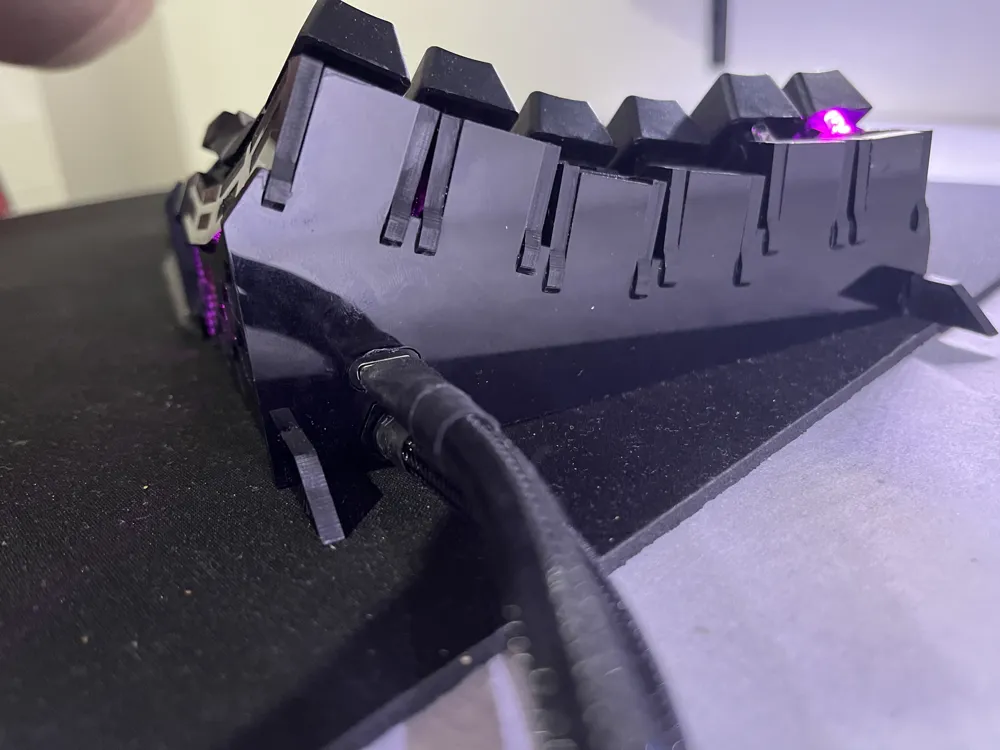 Laser-Cut Dactyl Keyboard Case (3 mm Flatpack) - Free 3D Print Model ...