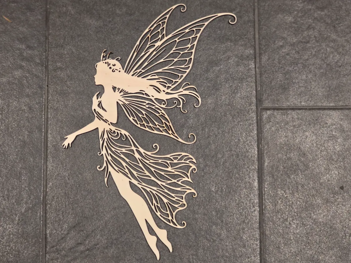 Midnight Pixie Spirit: Intricate Wood Wall Decor - Free 3D Print Model ...