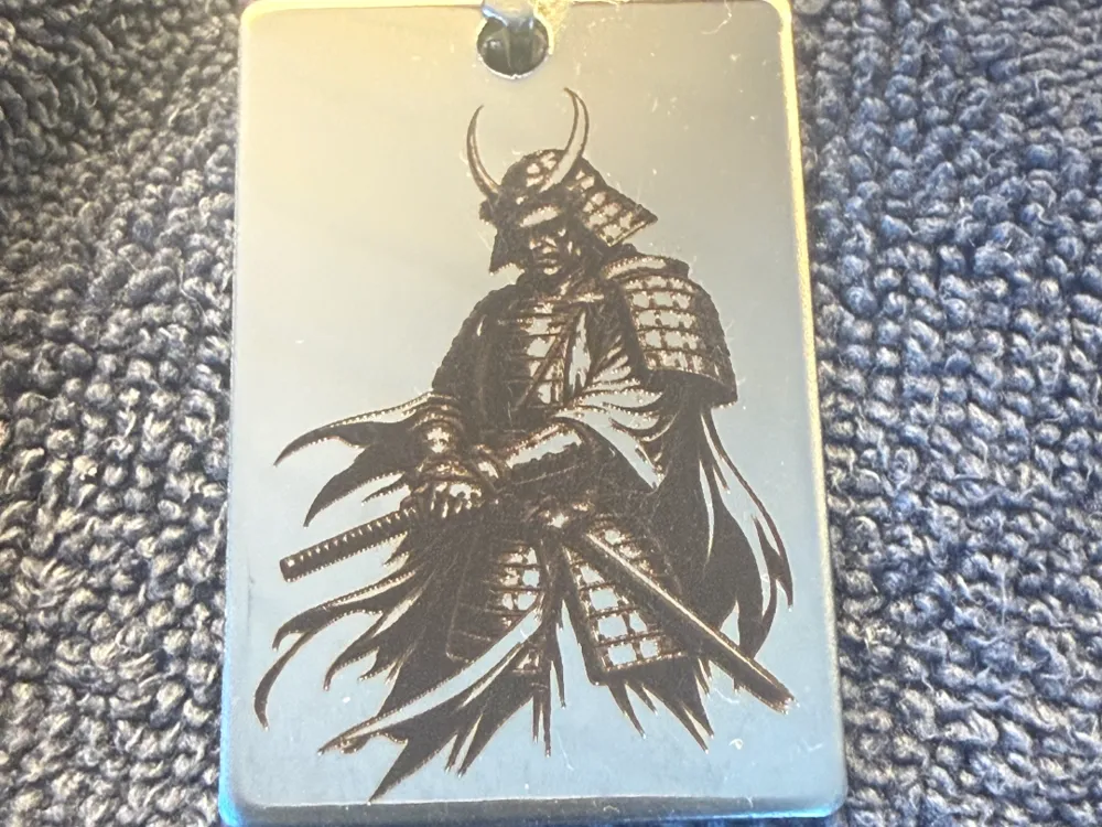 Samurai Engraving - Free 3D Print Model - MakerWorld