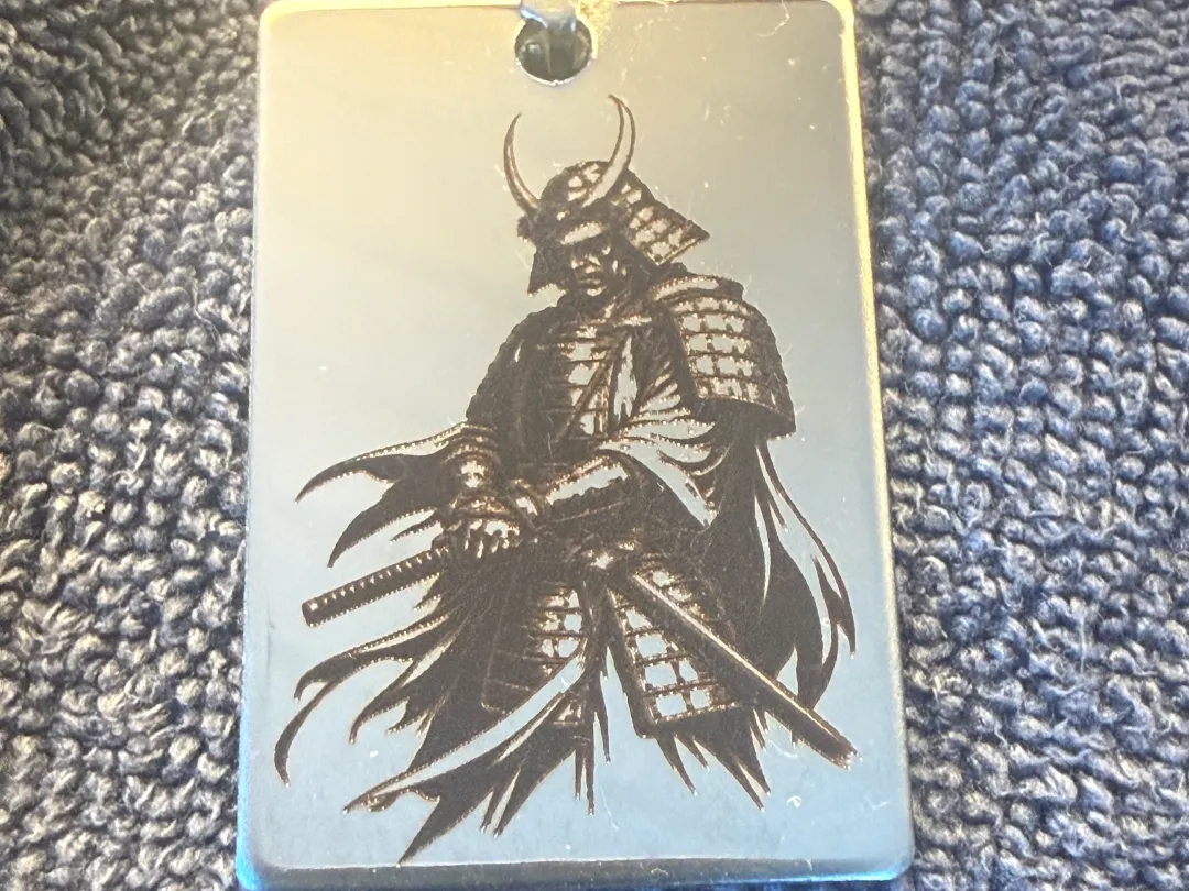 Samurai Engraving - Free 3D Print Model - MakerWorld