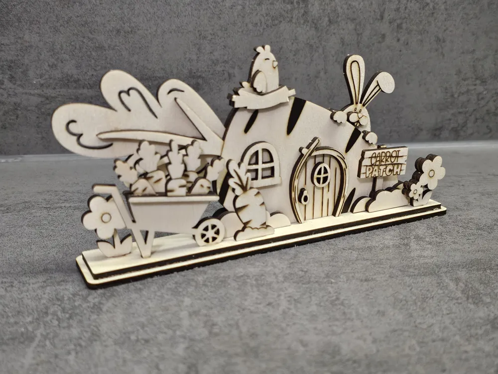 Easter Bunny Carrot House - Free 3D Print Model - MakerWorld