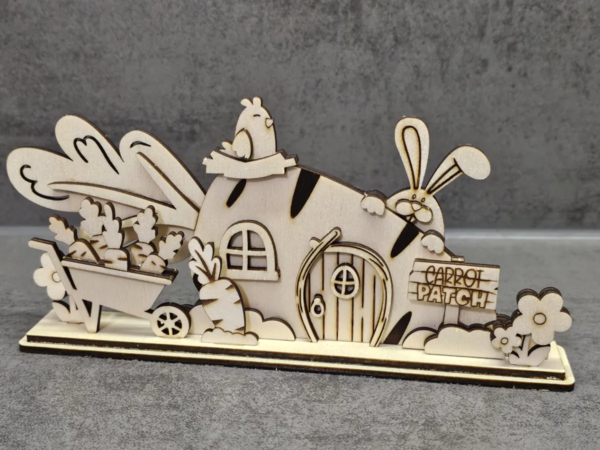 Easter Bunny Carrot House - Free 3D Print Model - MakerWorld