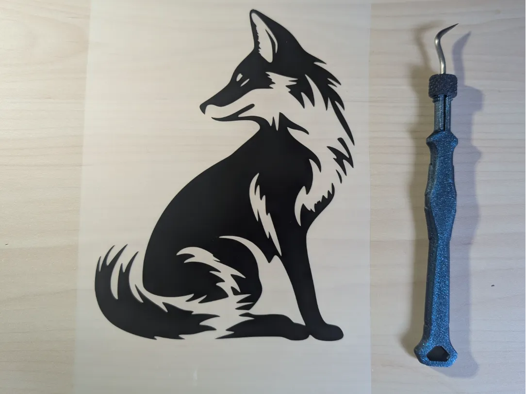Sticker Fox - Free 3D Print Model - MakerWorld