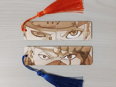 BOOKMARK NARUTO KAKASHI - Free 3D Print Model - MakerWorld