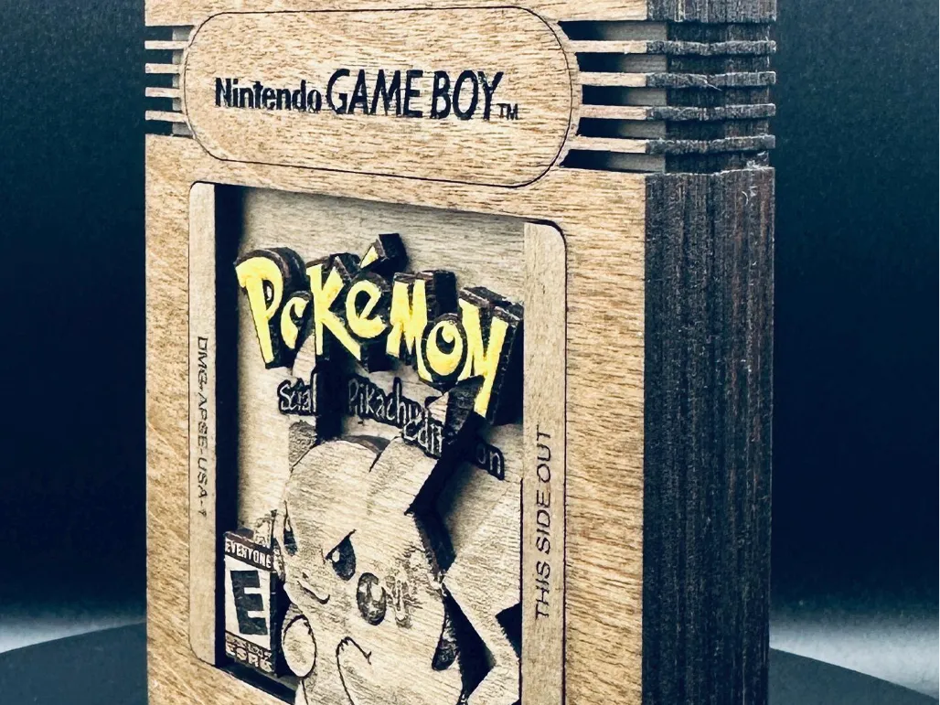 Pokémon Yellow - Gameboy cartridge - layer fan art - Free 3D Print ...