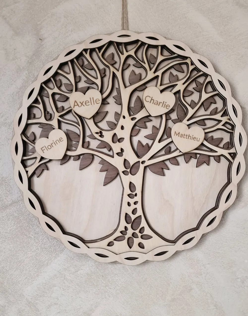 Custom Family Tree Laser Cut SVG File - Free 3D Print Model - MakerWorld
