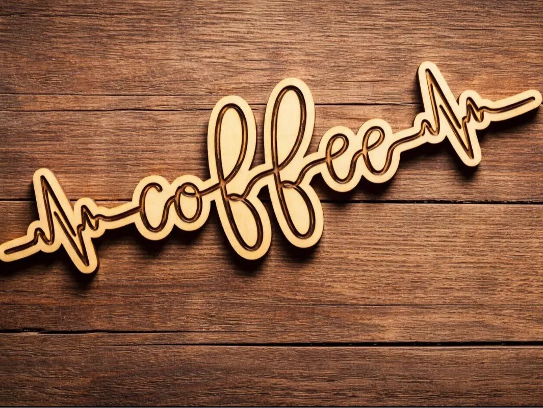coffee wall decor or coffee sign - Free 3D Print Model - MakerWorld
