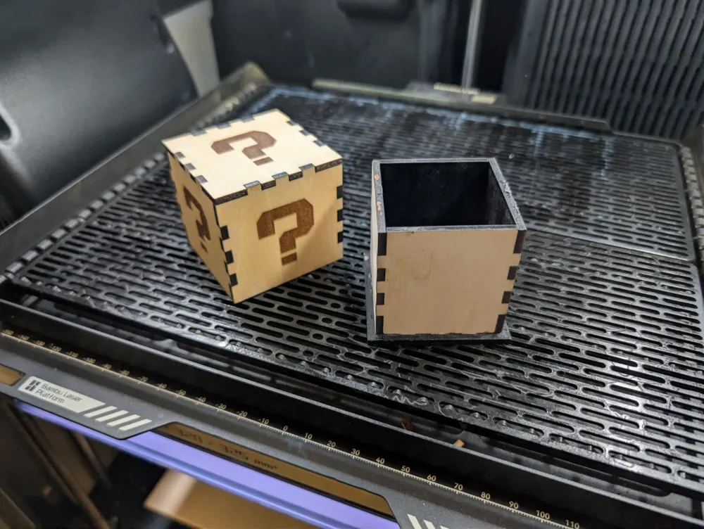 Super Mario Mystery Box gift box - Free 3D Print Model - MakerWorld