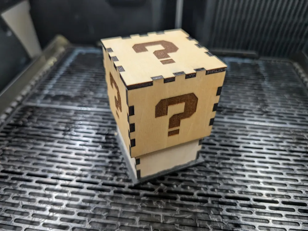 Super Mario Mystery Box gift box - Free 3D Print Model - MakerWorld