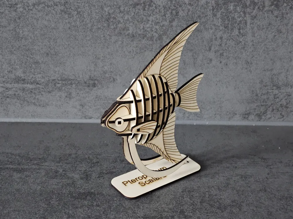 Scalare AngelFish 3D Puzzle - Free 3D Print Model - MakerWorld
