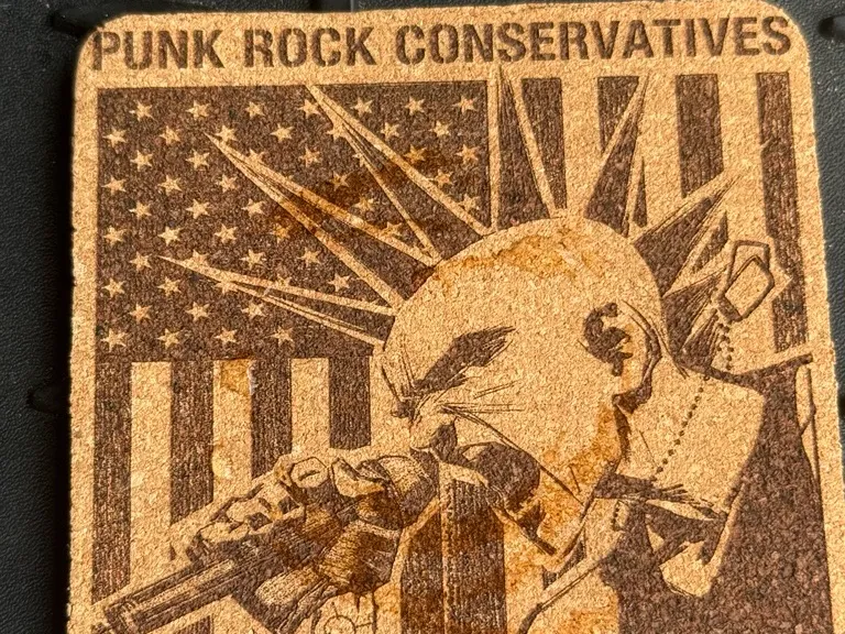 Punk Rock Conservatives Emblem / Sign Laser File - Free 3D Print Model ...