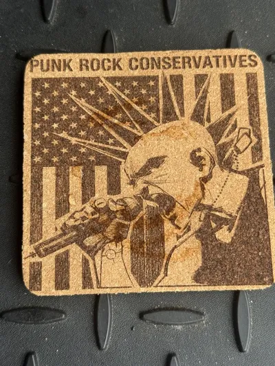 Punk Rock Conservatives Emblem / Sign Laser File - Free 3D Print Model ...