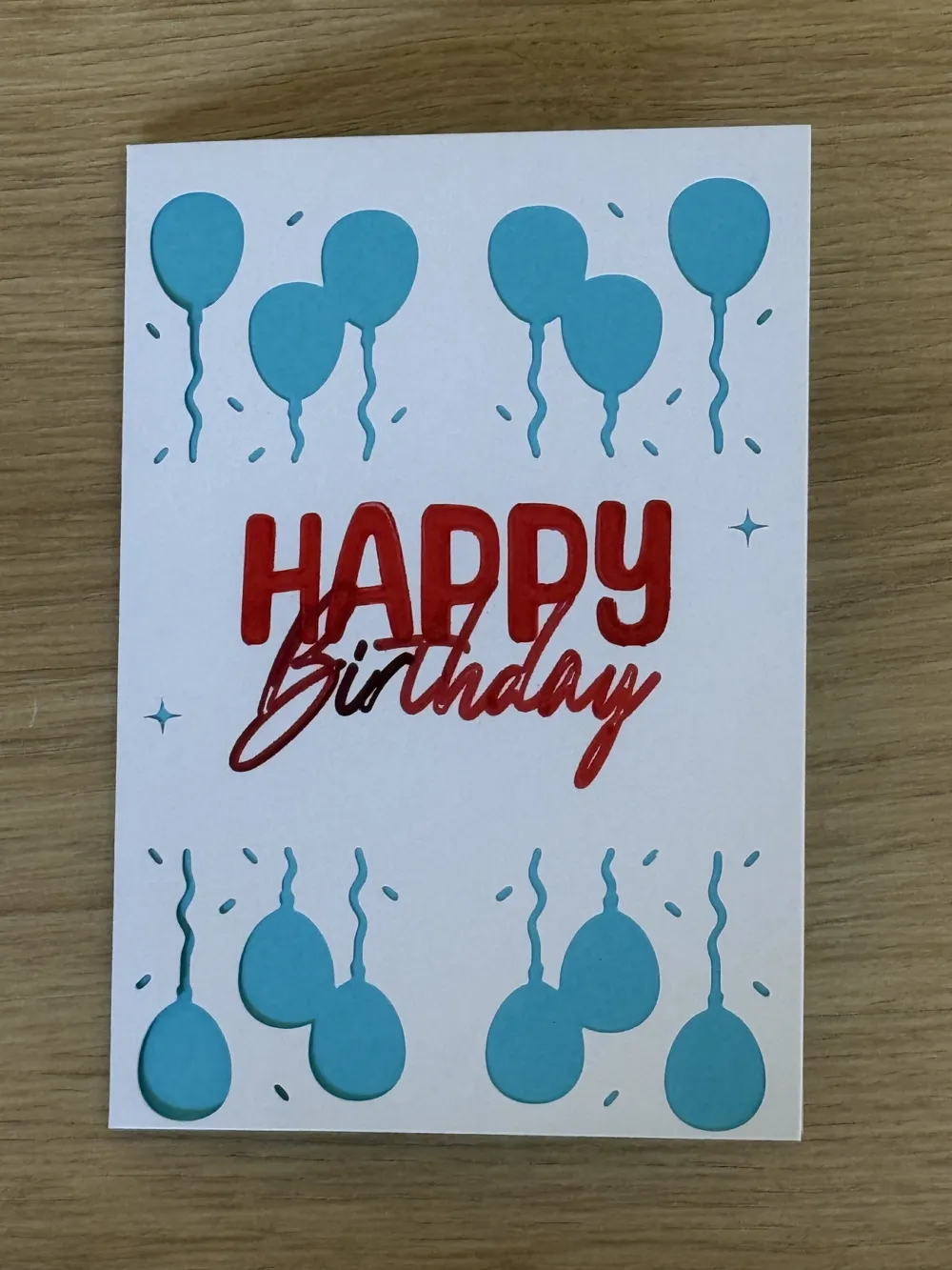 Happy Birthday Karte - Free 3D Print Model - MakerWorld