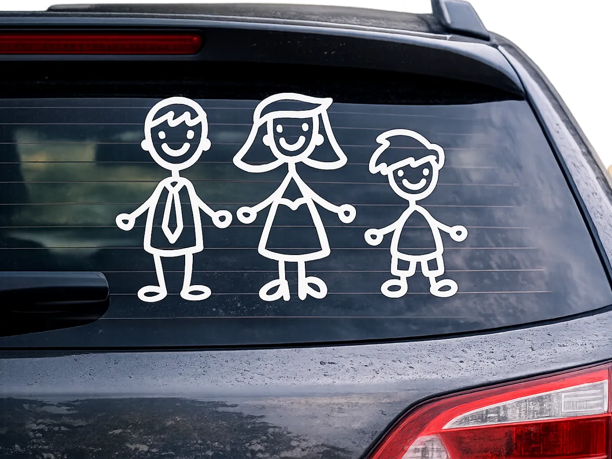 Family Silhouette Set for Cardstock or Vinyl - Free 3D Print Model ...