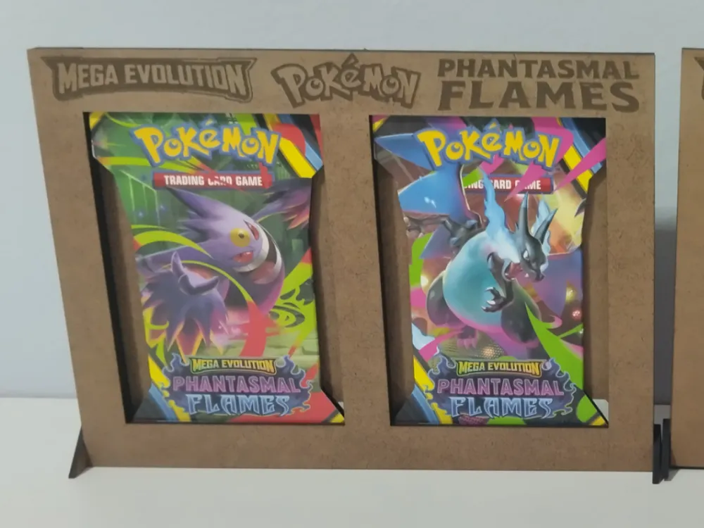 Pokemon Sleeved Booster Pack Display Laser Cut - Free 3D Print Model ...
