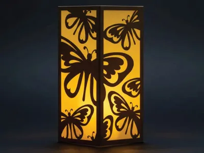 Flying Butterfly Lantern - Free 3D Print Model - MakerWorld