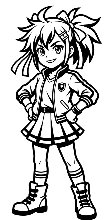 Anime Schoolgirl - Free 3D Print Model - MakerWorld