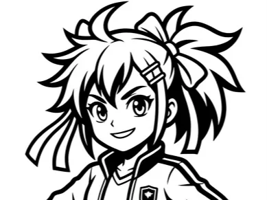 Anime Schoolgirl - Free 3D Print Model - MakerWorld