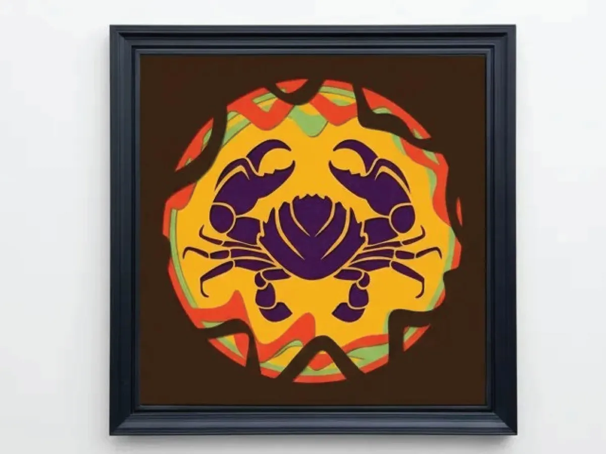 3D Crab layered paper cut - Free 3D Print Model - MakerWorld