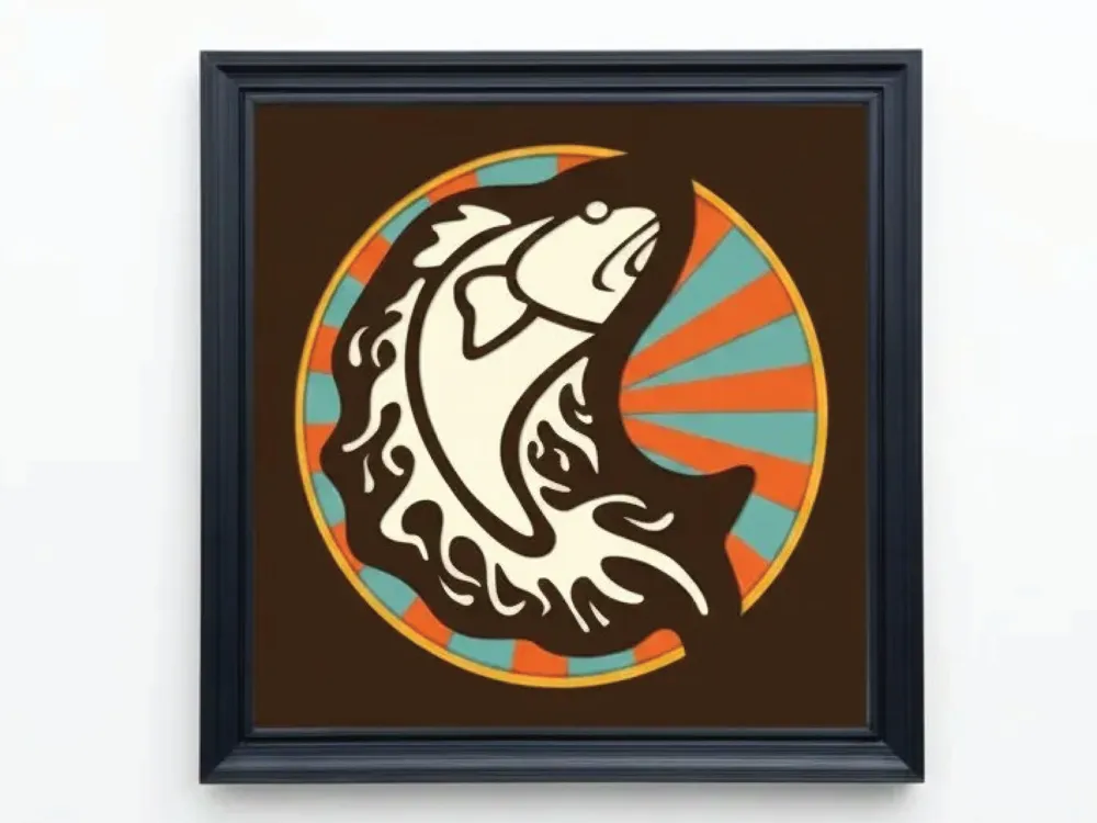 3D Fish layered paper cut - Free 3D Print Model - MakerWorld