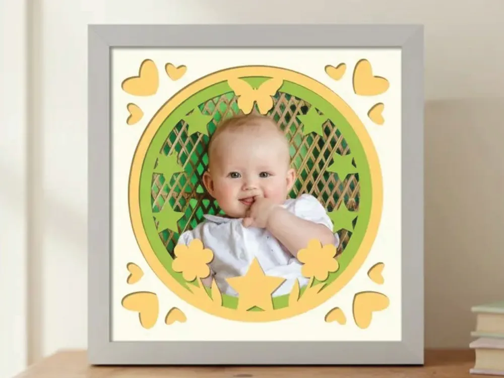Frame 3D Light Box Paper Cut - Free 3D Print Model - MakerWorld