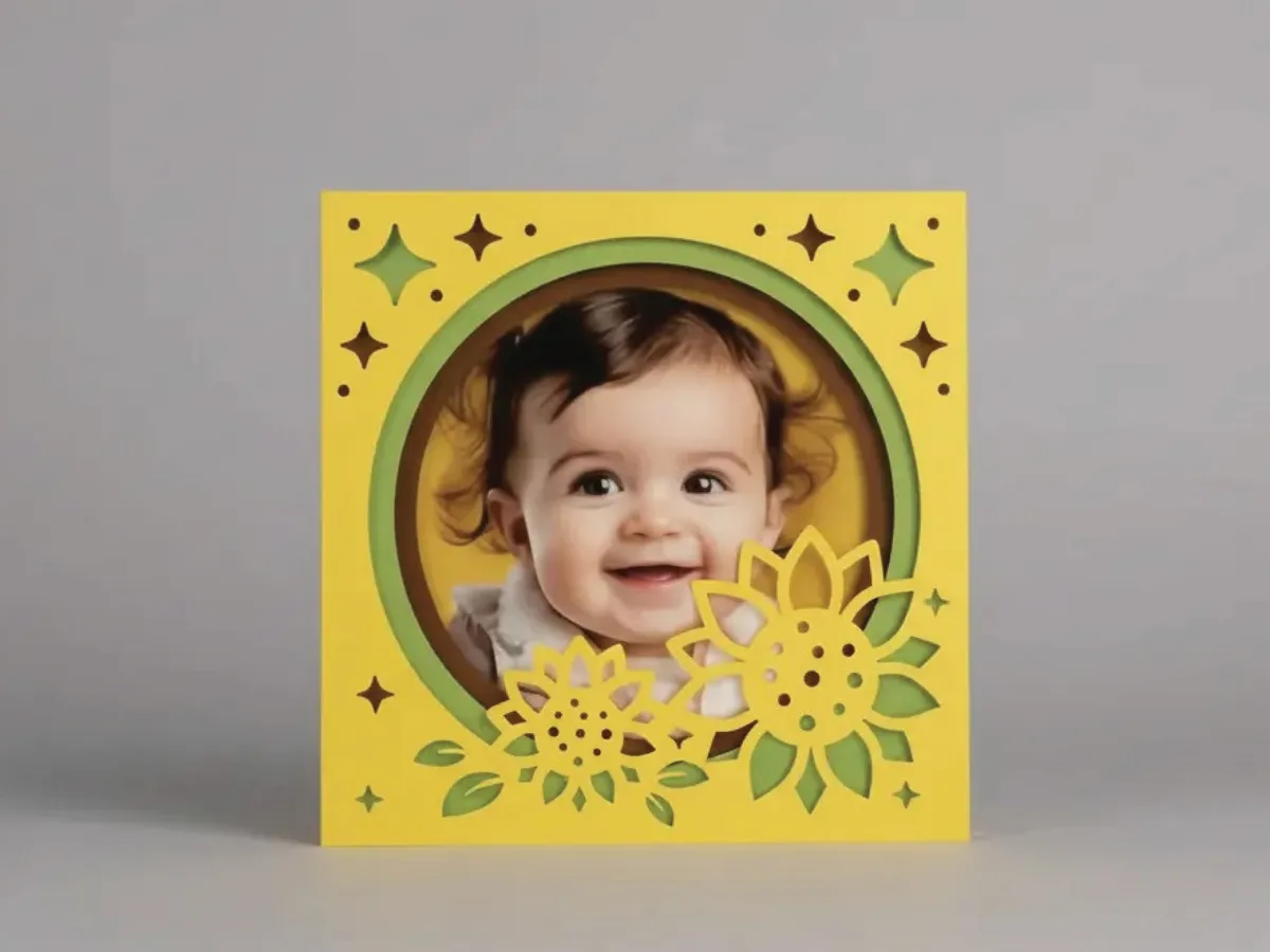 Sunflower 3D Frame - Free 3D Print Model - MakerWorld