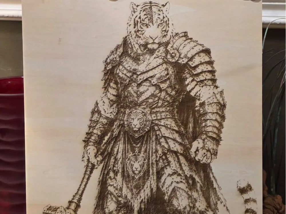 Battle Beast White Tiger - Free 3D Print Model - MakerWorld