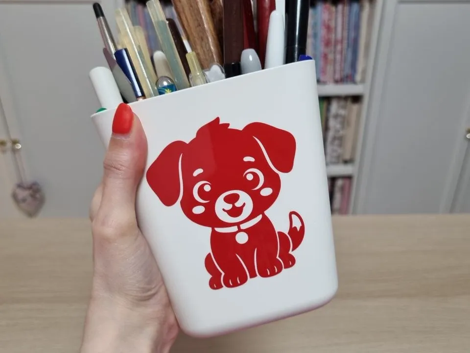 Cute Dog Silhouette - Free 3D Print Model - MakerWorld