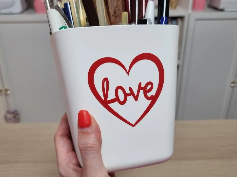 Love Heart Silhouette - Free 3D Print Model - MakerWorld