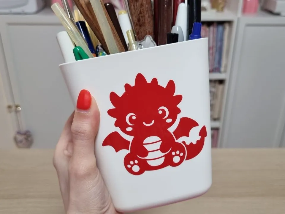 Kawaii Dragon Silhouette - Free 3D Print Model - MakerWorld