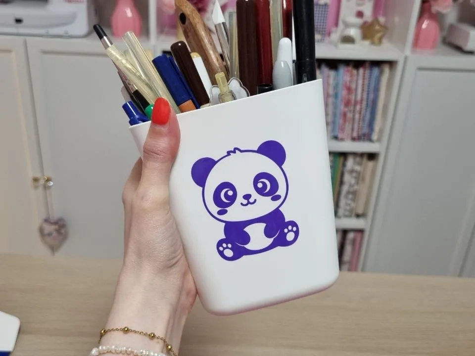 Cute Panda Silhouette - Free 3D Print Model - MakerWorld