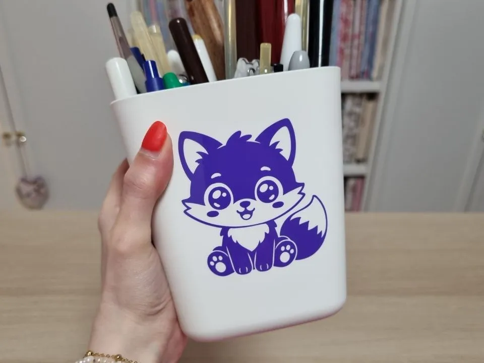 Cute Fox Silhouette - Free 3D Print Model - MakerWorld