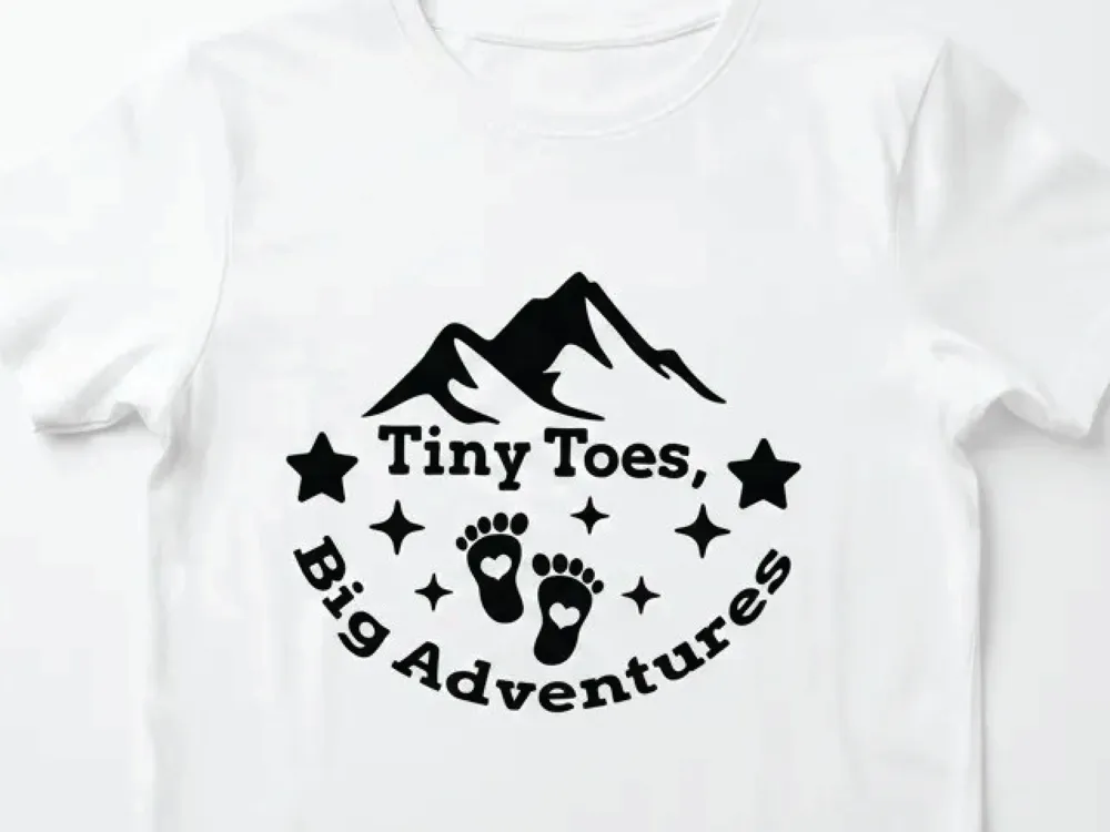 Tiny Toes, Big Adventures, Baby Quotes - Free 3D Print Model - MakerWorld