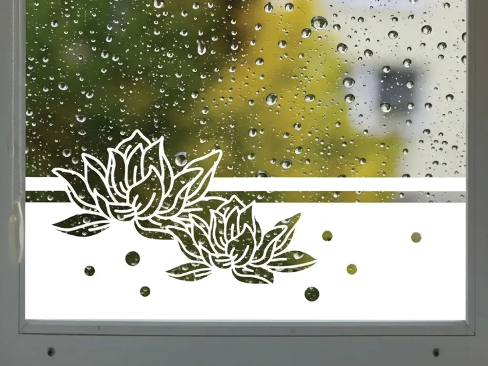 Flower Window Decal - Free 3D Print Model - MakerWorld