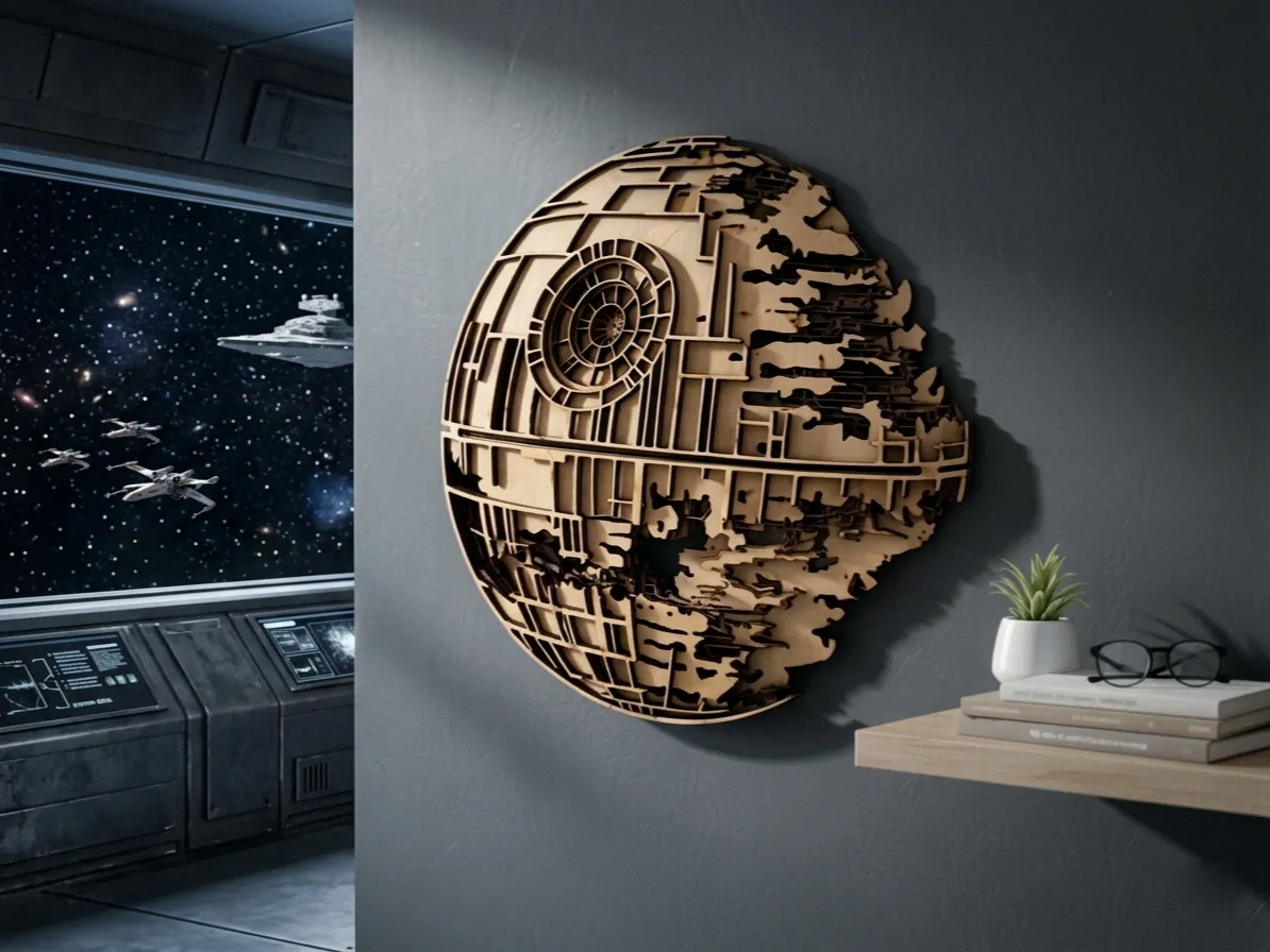 Multi-layer Galactic Death Star Space Station - Free 3D Print Model ...