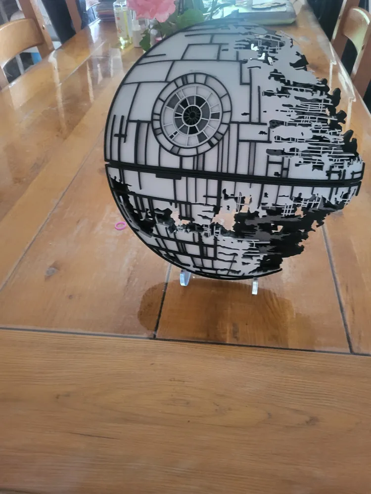 Multi-layer Galactic Death Star Space Station - Free 3D Print Model ...