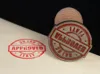 APPROVED stamp with custom text - Free 3D Print Model - MakerWorld