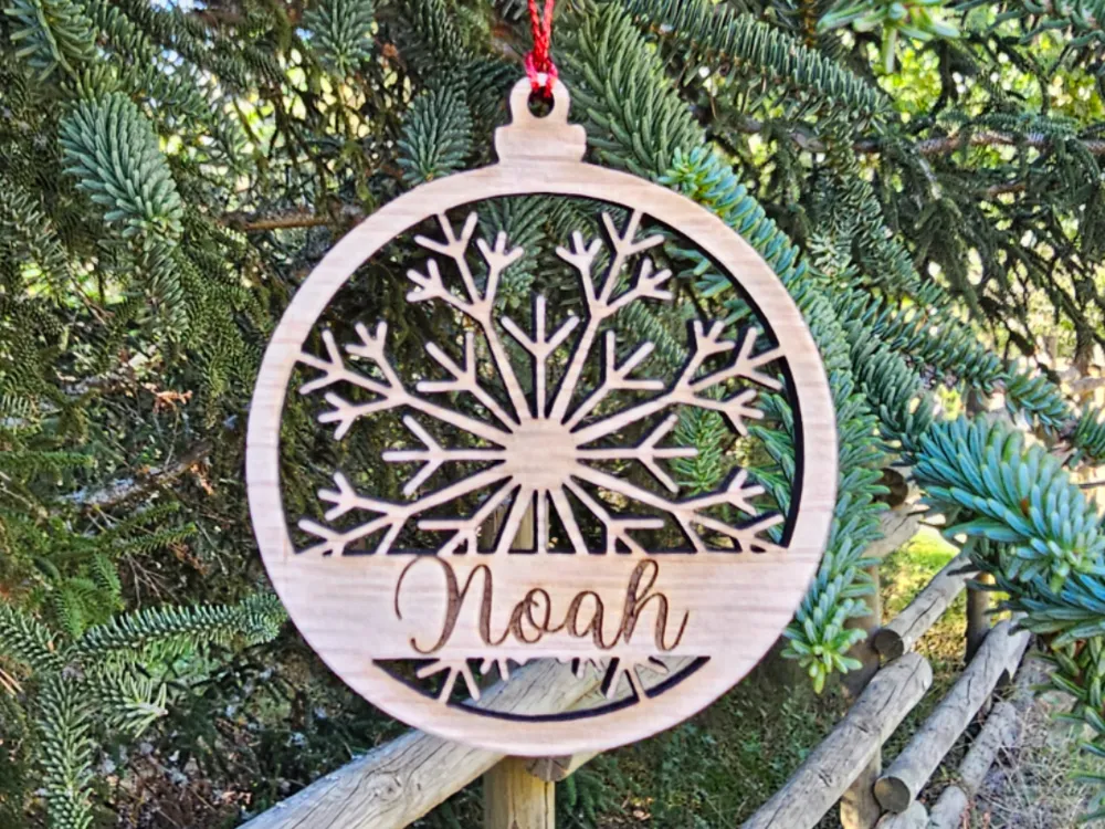 Snowflake Christmas Ball 3 - Free 3D Print Model - MakerWorld