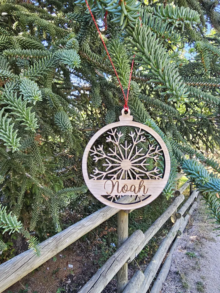 Snowflake Christmas Ball 3 - Free 3D Print Model - MakerWorld