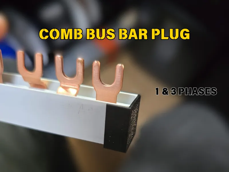 Comb Bus Bar Plug - 1 or 3 phases by Swiatlak - MakerWorld