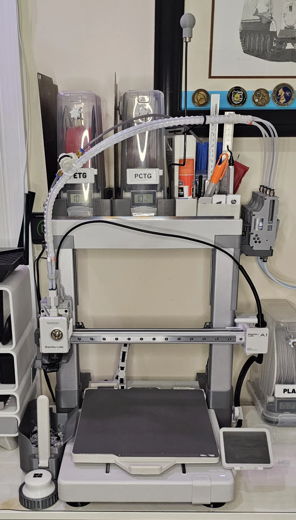 A1 Z-Axis Gantry Top Mount Storage Tray - Free 3D Print Model - MakerWorld