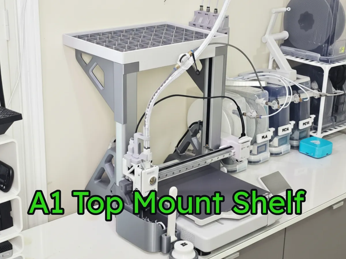 A1 Z-Axis Gantry Top Mount Storage Tray - Free 3D Print Model - MakerWorld