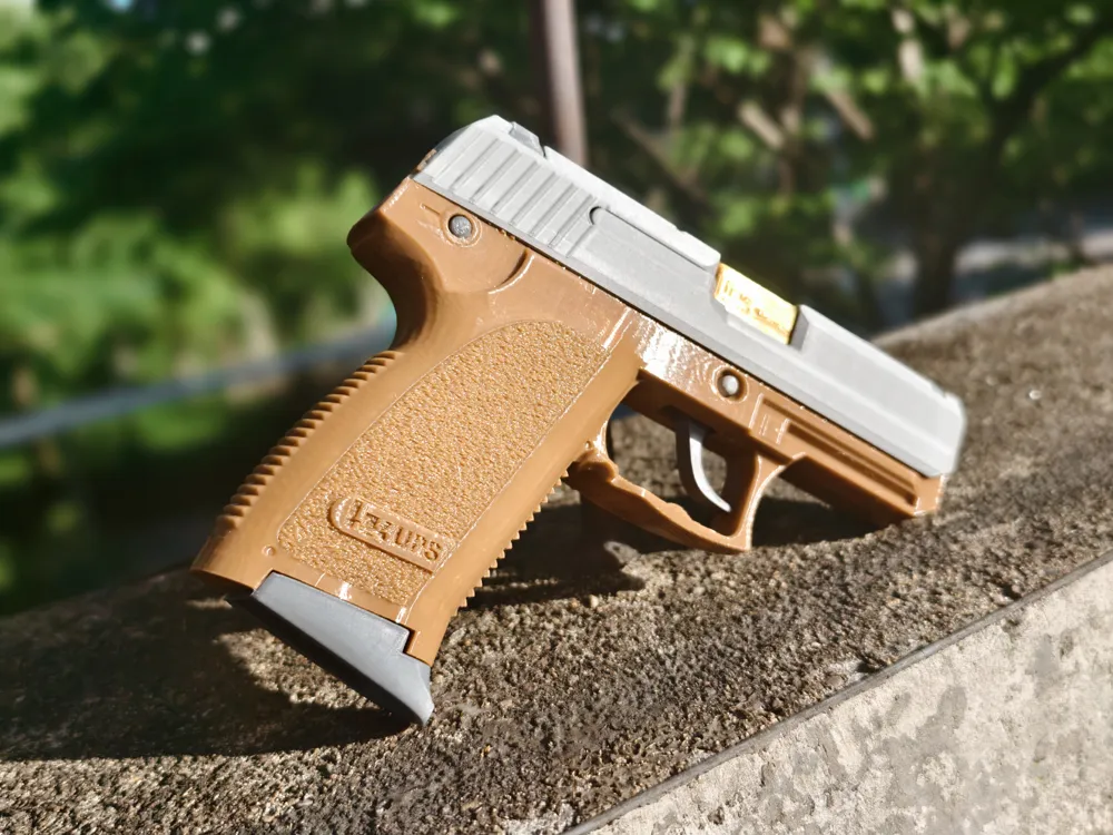 HK UPS compact 9mm Toy pistol - Free 3D Print Model - MakerWorld