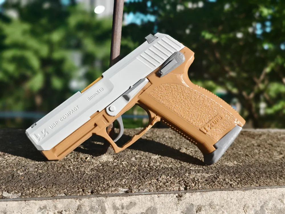 HK UPS compact 9mm Toy pistol by 补补觉去 MakerWorld: Download Free 3D Models
